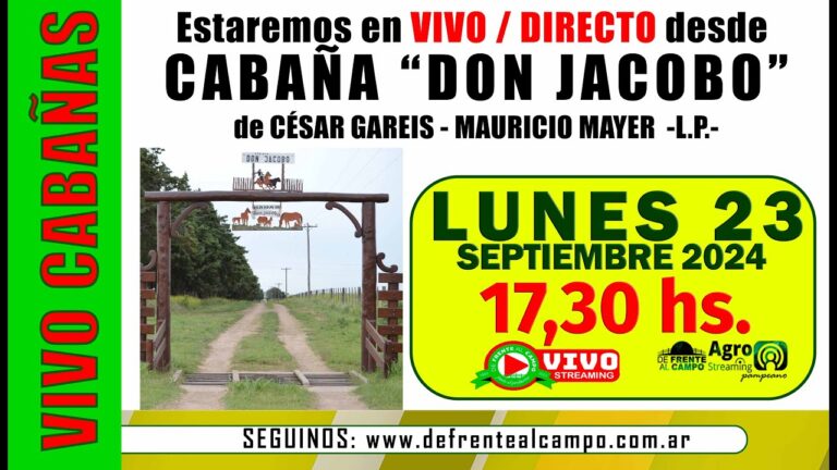 Visita a la cabaña Don Jacobo: César Gareis presenta su genética Puro ...